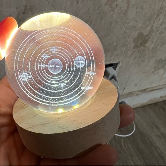 Accents | New Led Night Light Milky Way Galaxy Solar System Crystal ...